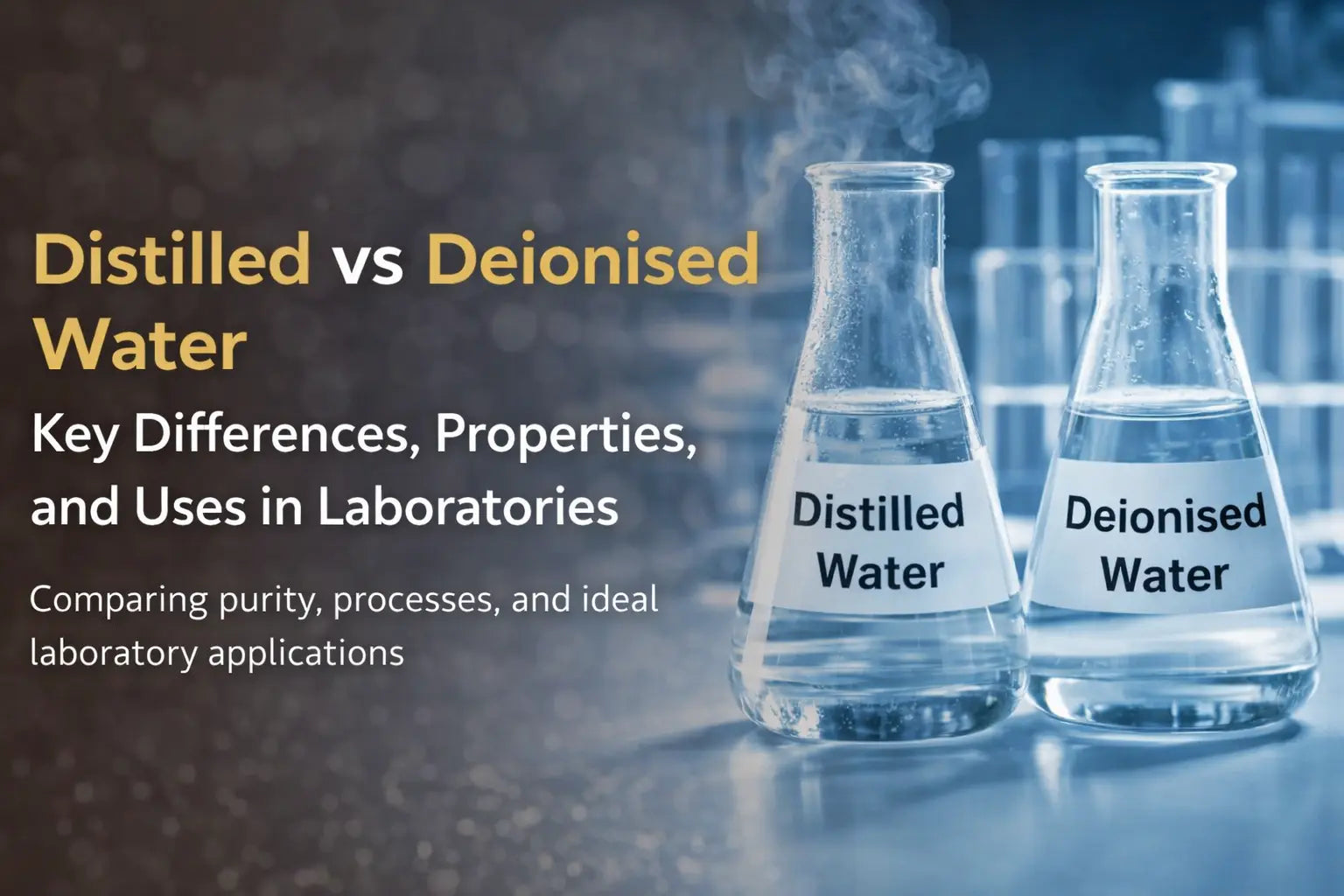 Distilled vs Deionised Water : All you Need to Know – Science Equip