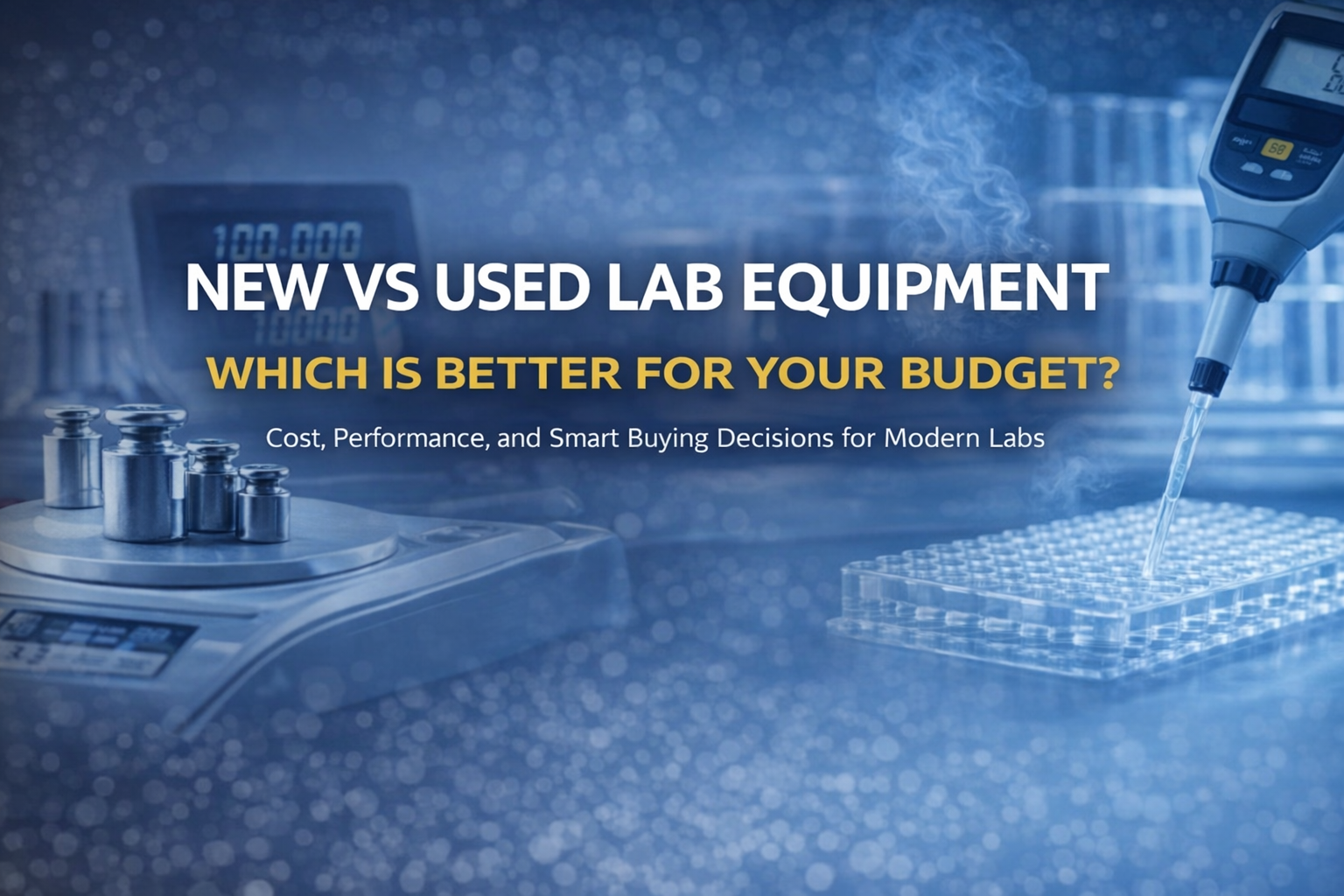New vs Used Lab Equipment: Which Is Better for Your Budget? – Science Equip