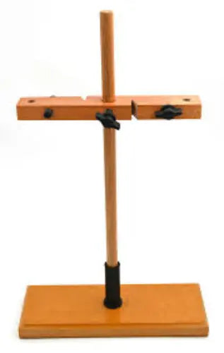Double Burette Stand | Wooden with Nylon Thumb Screws | Science Equip ...