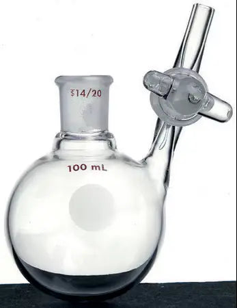 Single Neck Reaction Flask with Glass Stopcock - Science Equip ...