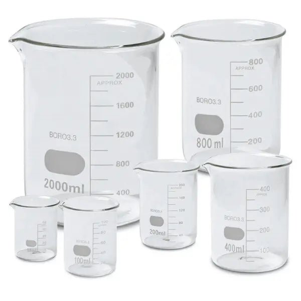 Beakers Kit I 7Pc Beaker Set I Glass Beaker I Science Equip – Science Equip